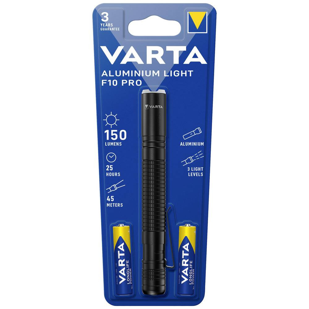 Varta Aluminium Light F10 elemlámpa - 16606 - vartamintabolt